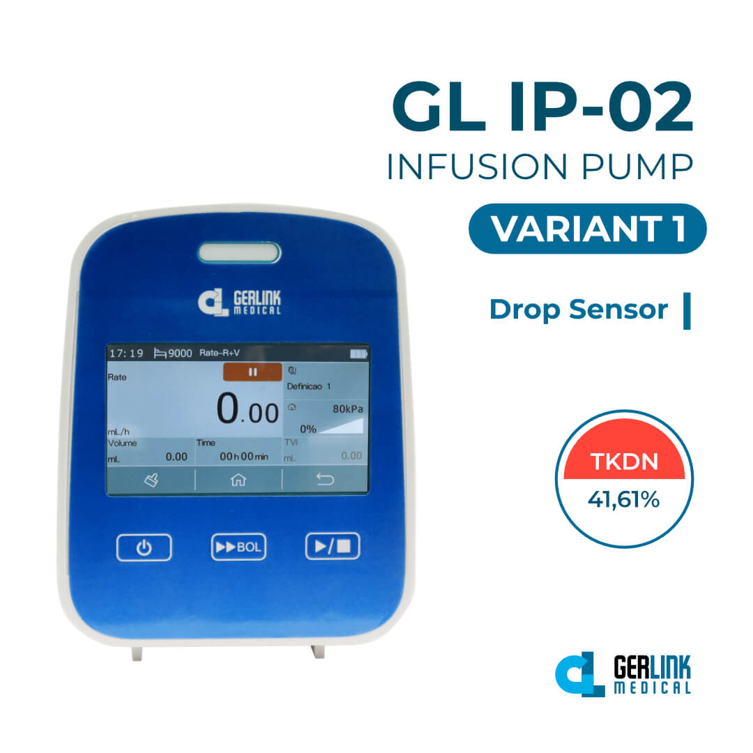 GERLINK GL IP-02 INFUSION PUMP VARIAN 1 + DROP SENSOR – PT. PERDANA ...